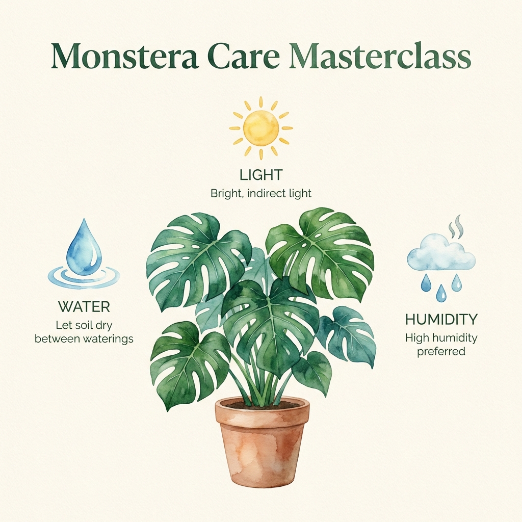 Monstera Care Guide: From Basics to Stunning Fenestrations | Care ...