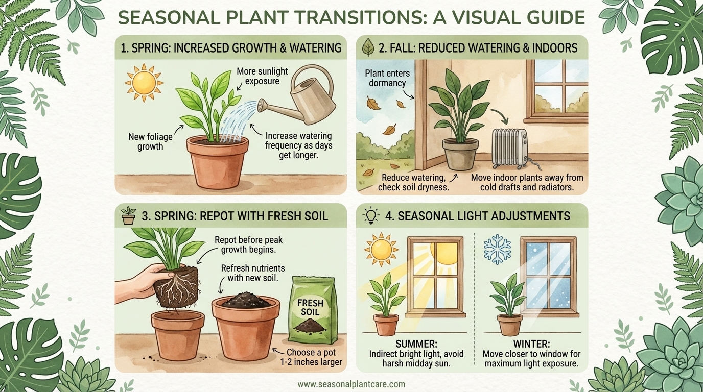 Spring & Fall Transitions: Seasonal Care for Houseplants | Seasonal ...