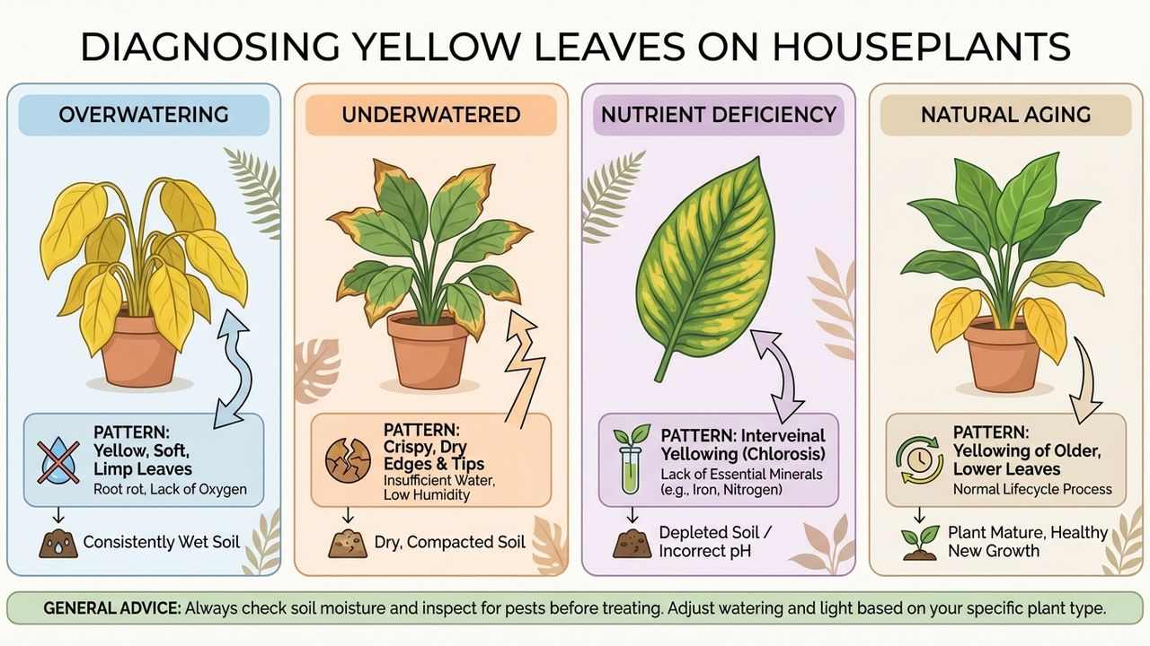 Why Are My Plant's Leaves Turning Yellow? | Troubleshooting Guide ...